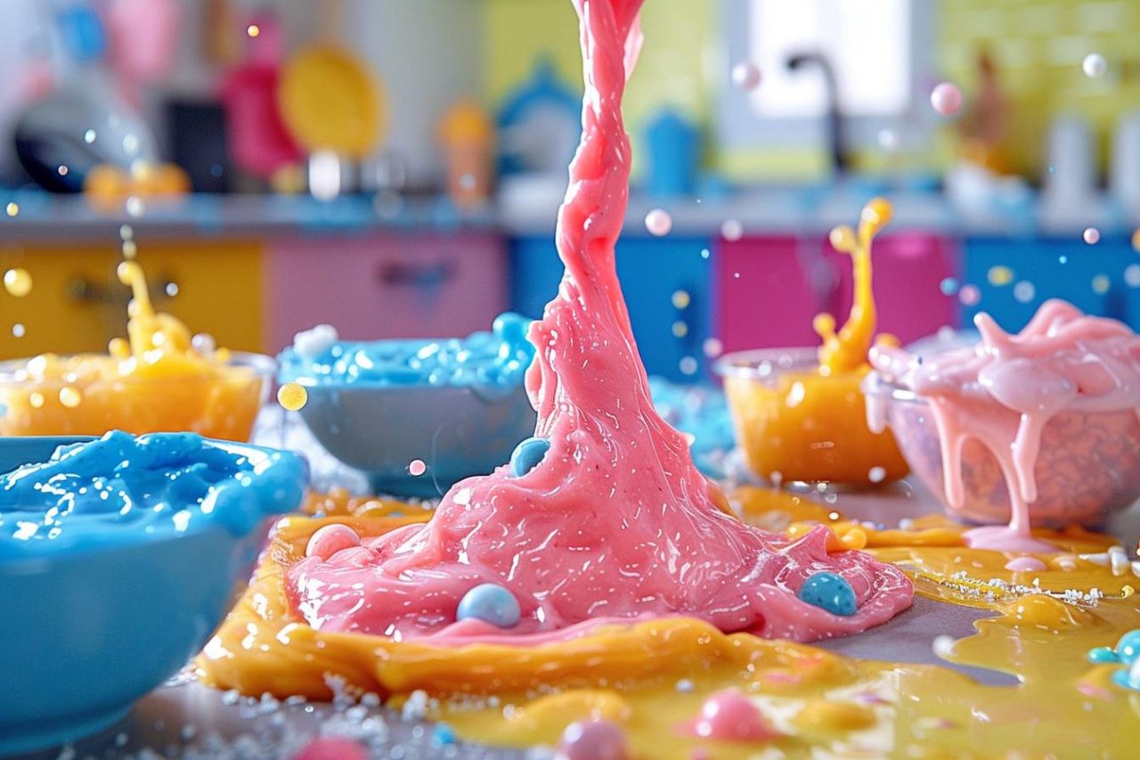 Faire du slime maison avec maïzena et eau : guide pour enfants